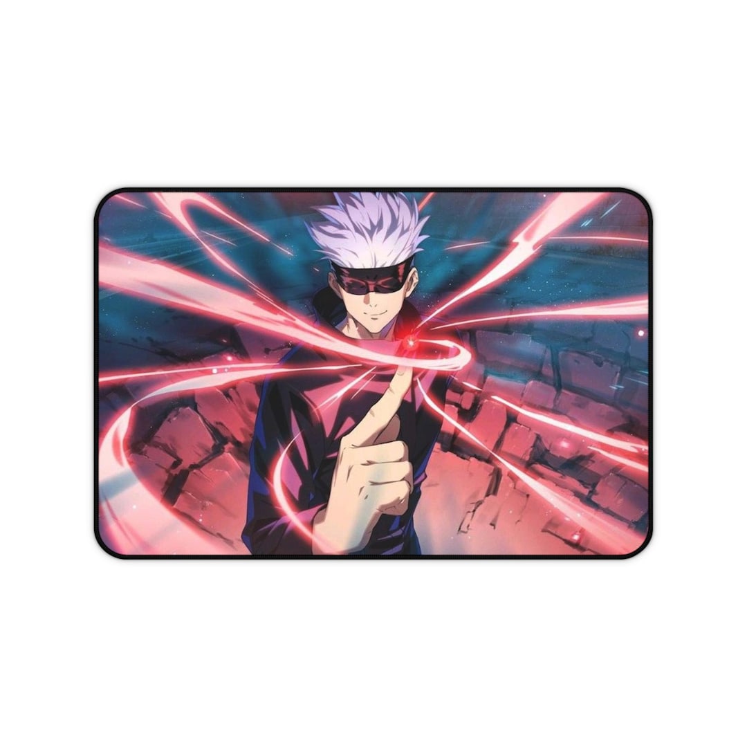 Gojo Satoru Anime Desk Mat | Jujutsu Kaisen Mousepad Gift - Etsy