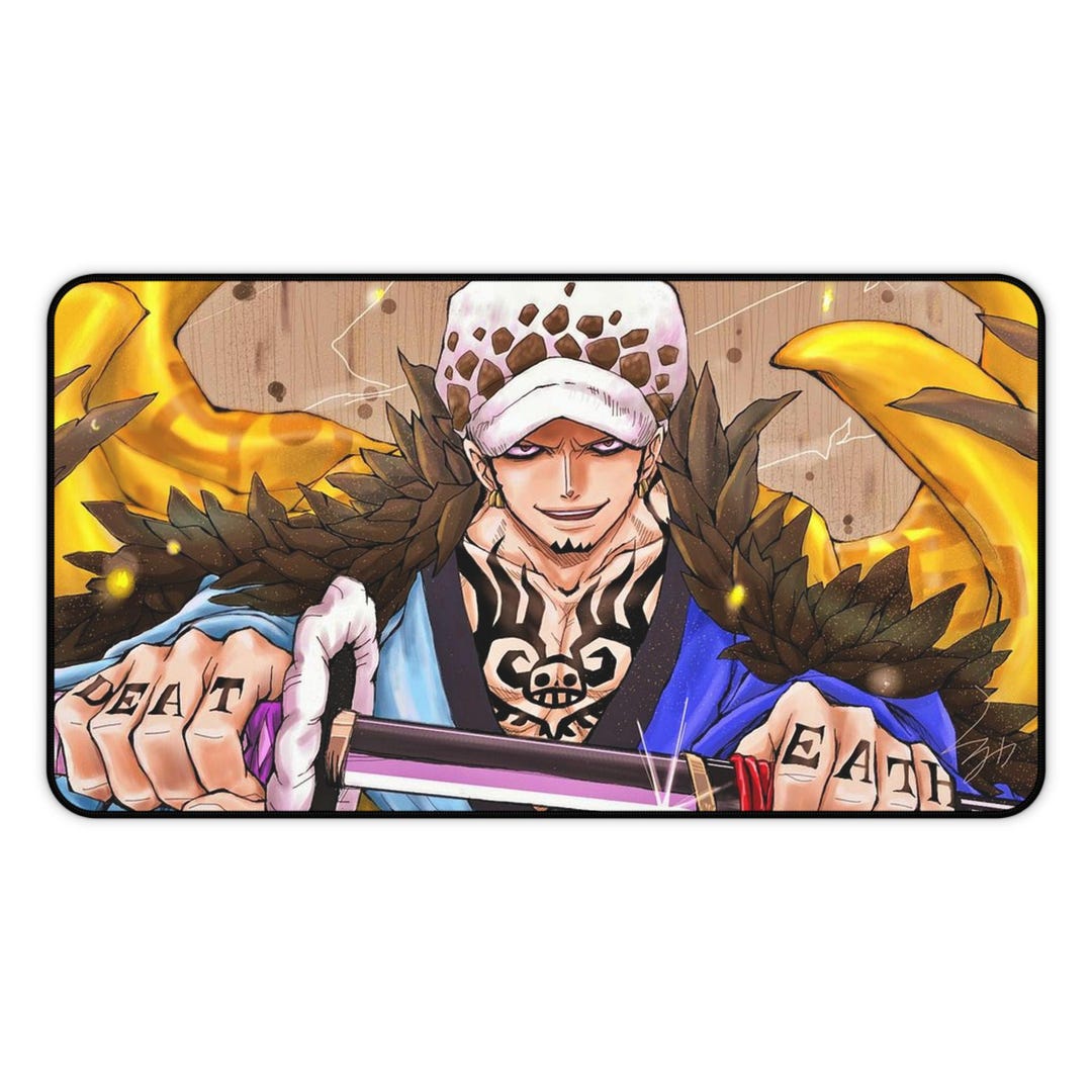 Trafalgar Law One Piece Desk Mat | Anime Mouse Pad - Etsy