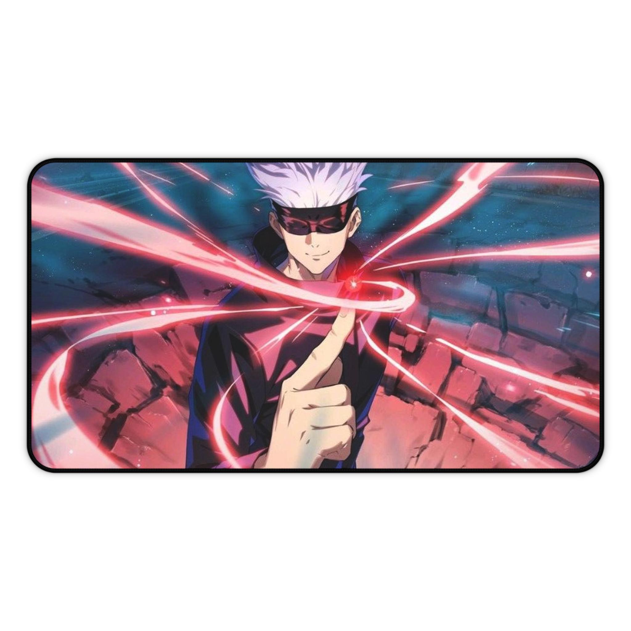 Gojo Satoru Anime Desk Mat | Jujutsu Kaisen Mousepad Gift - Etsy