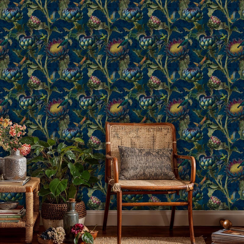 Thistle Wallpaper - Etsy