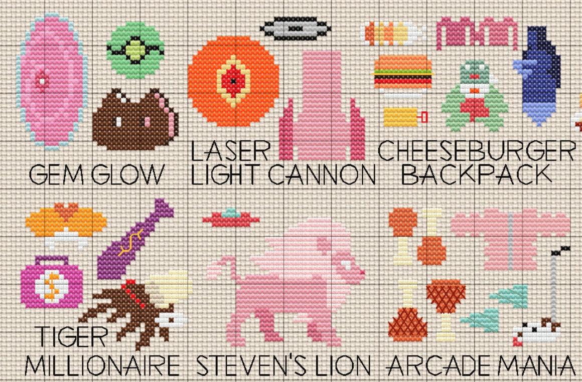 Steven Universe Season 1 Cross Stitch Pattern - Etsy