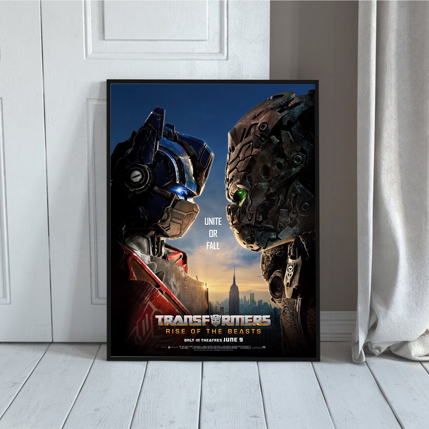 Transformers Rise Of The Beasts 2023 Premium Movie Poster