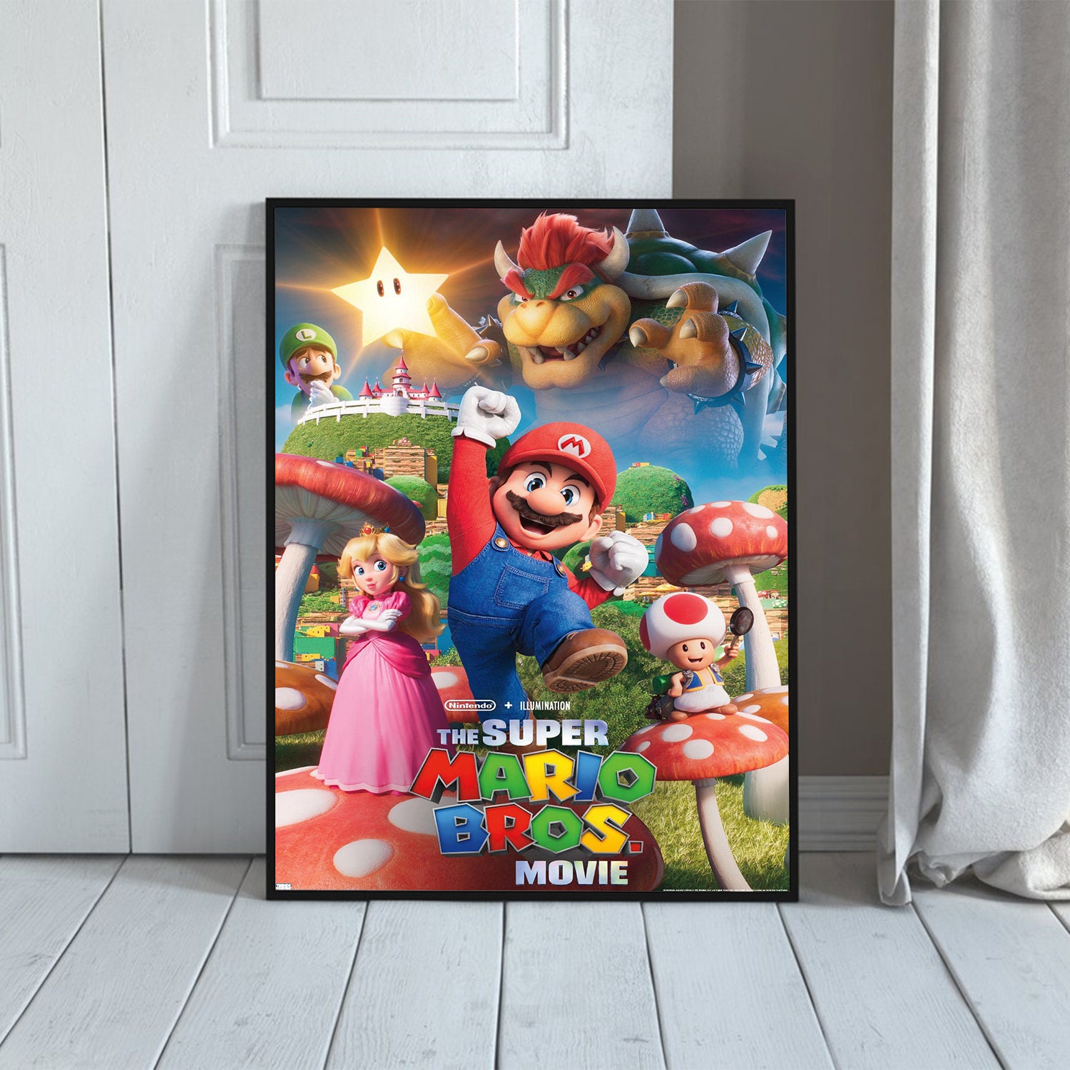 The Super Mario Bros. Movie 2023 Anime Mini Movie Poster