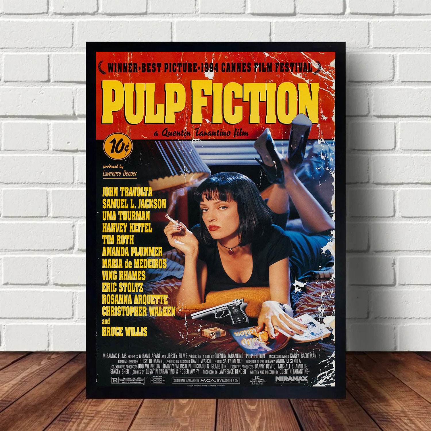 Pulp Fiction Classic Movie Large Poster sold by Maxime Prévost | SKU ...