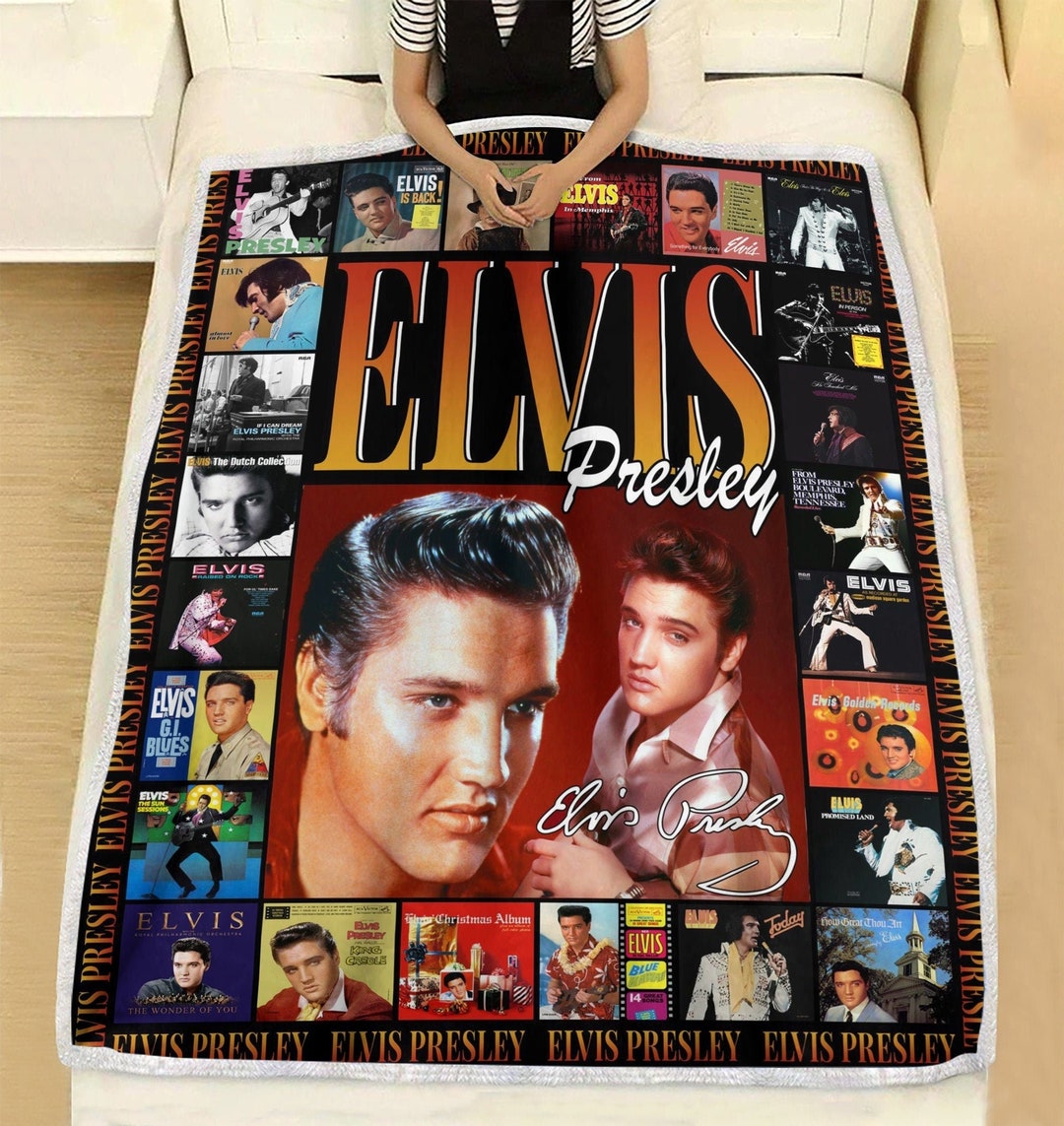 Elvis Presley Blanket Elvis Presley Quilt King of Rock and - Etsy
