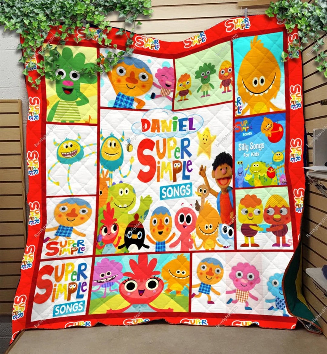 Custom Super Simple Songs Quilt Blanket Super Simple Bedding - Etsy