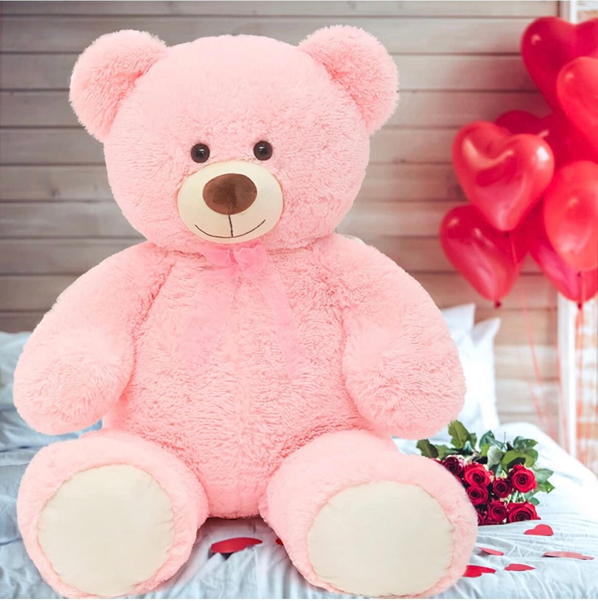 Giant Pink Bear - Etsy