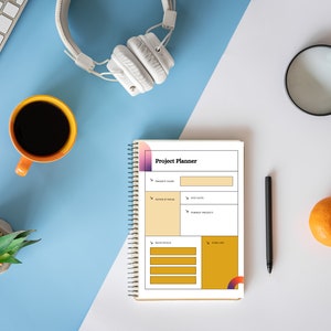 Project Study Plan, Work Planner, Project Planner Business Planner, A4 ...