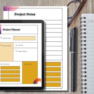 Project Study Plan, Work Planner, Project Planner Business Planner, A4 ...