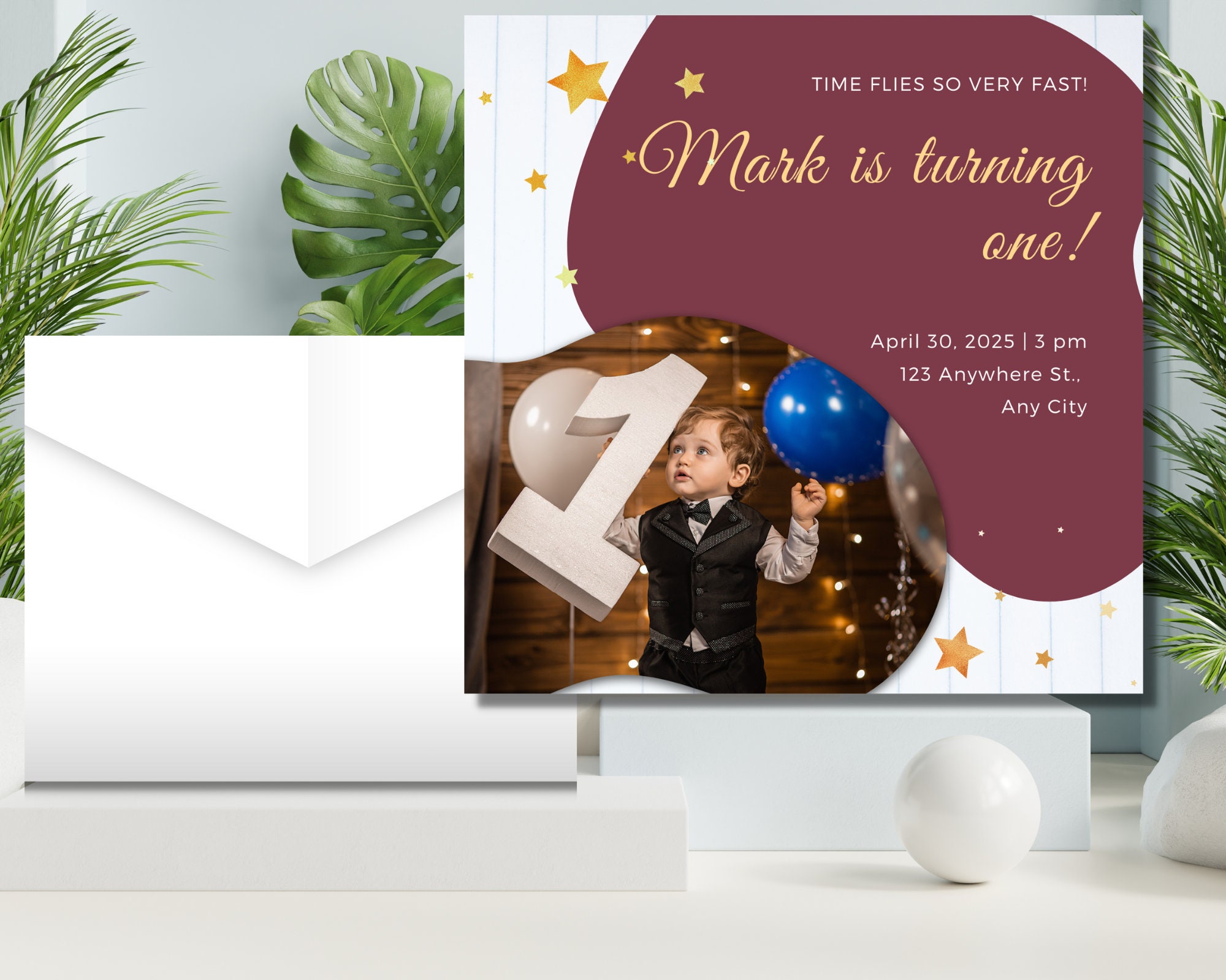 Editable Birthday Party Digital Invitation, Text Invitation Purple ...