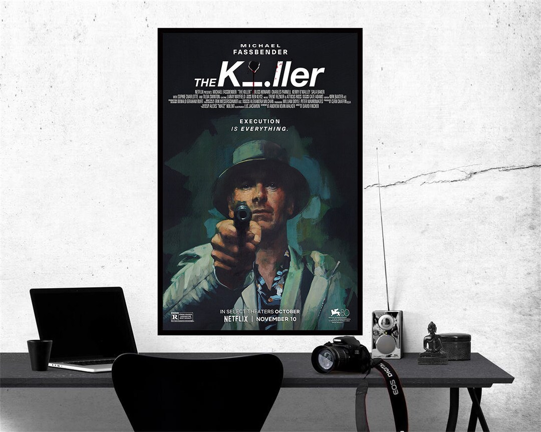 The Killer, David Fincher, Michael Fassbender, 2023 Movie Poster, Room ...