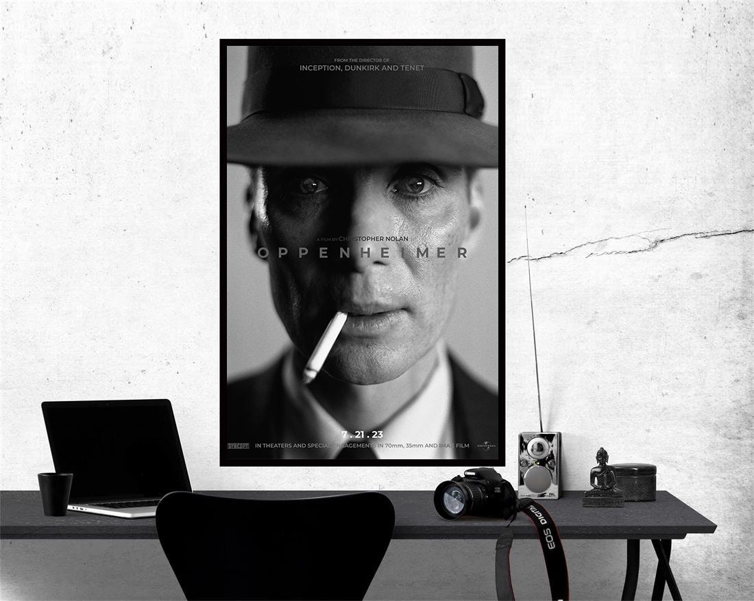 Oppenheimer Movie Poster, Oppenheimer Character Film Poster, Room Decor ...