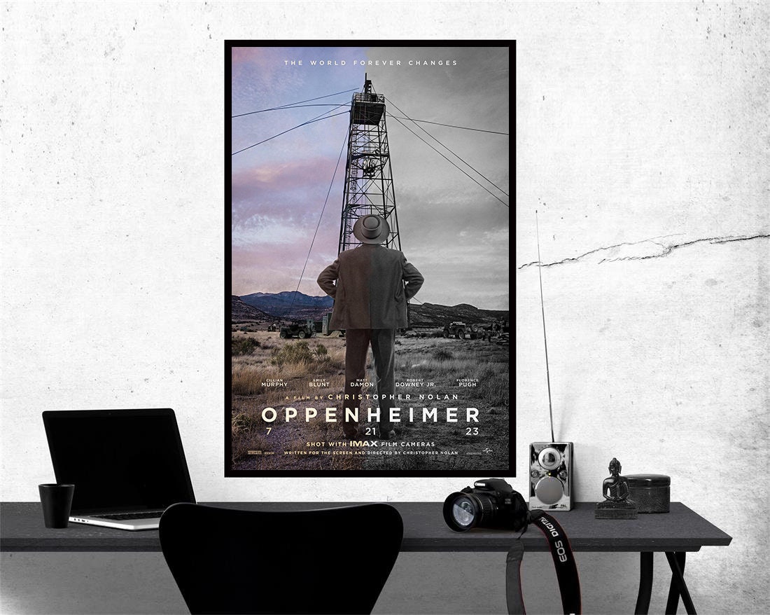 Oppenheimer Movie Poster, Oppenheimer Character Film Poster, Room Decor ...