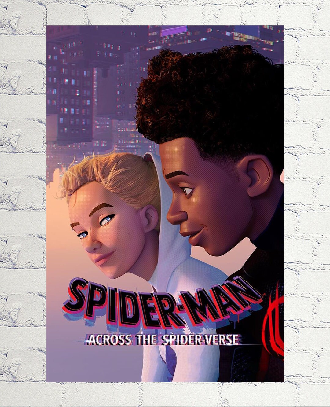 Spiderman Across The Spider-verse Movie Poster, Spiderman 2023 Poster
