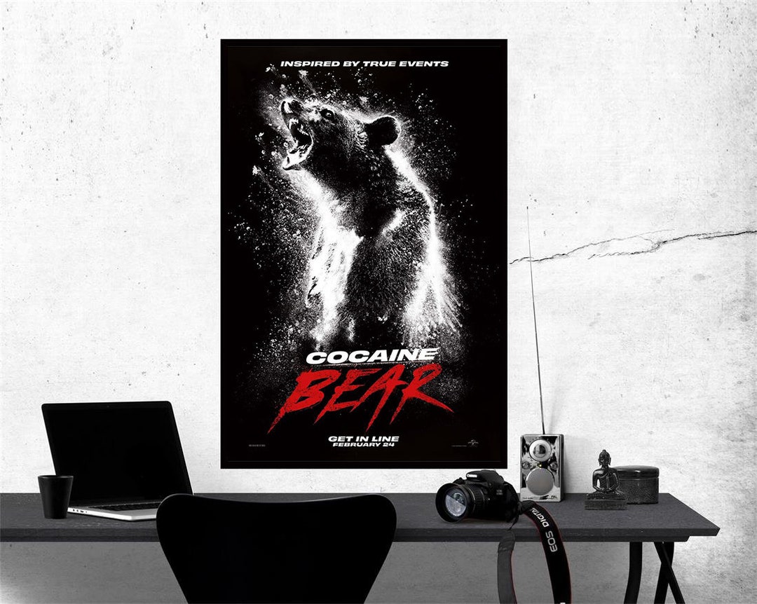 Cocaine Bear Movie Poster, Room Decor, Home Decor, Art Poster for Gift ...