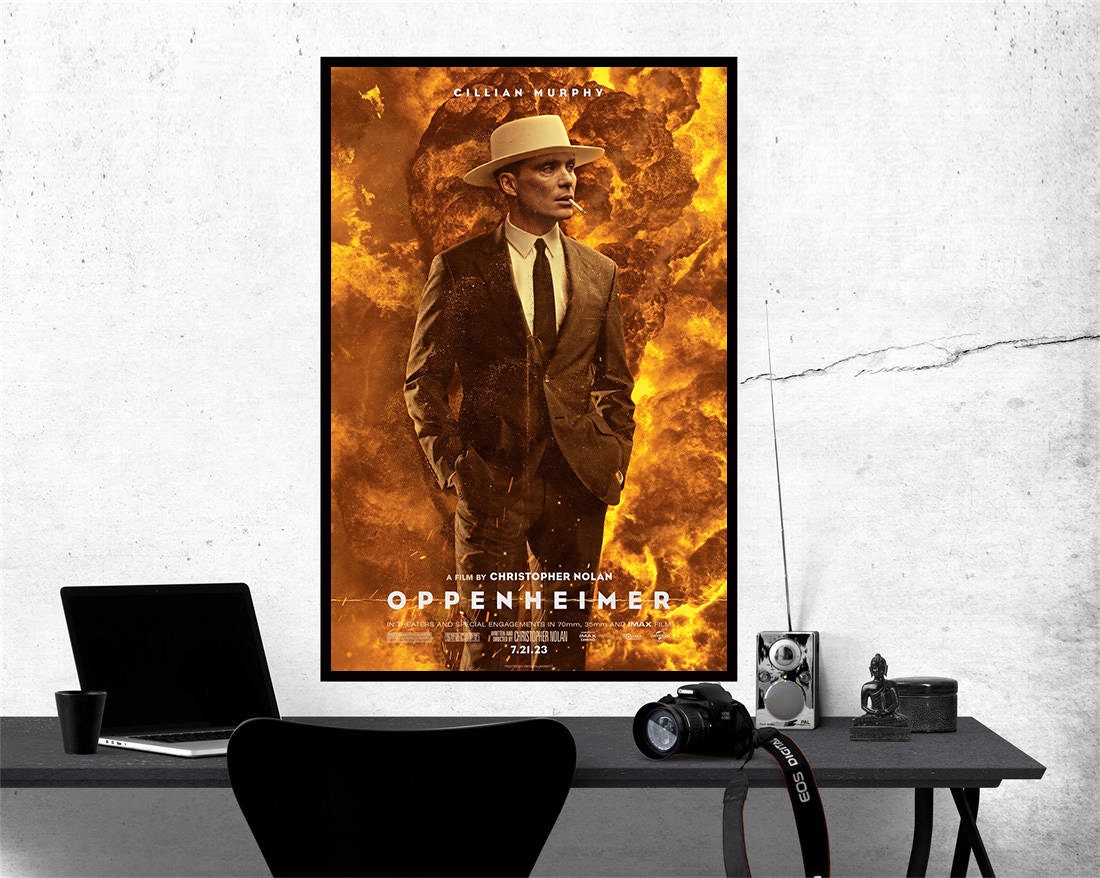 Oppenheimer Movie Poster, Oppenheimer Character Film Poster, Room Decor ...