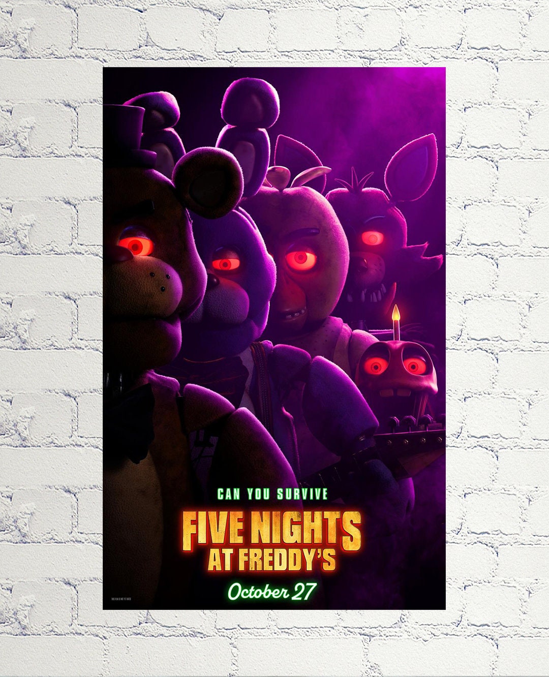 Five Nights At Freddy's 2023 Movie Poster sold by Justin Poulter | SKU ...