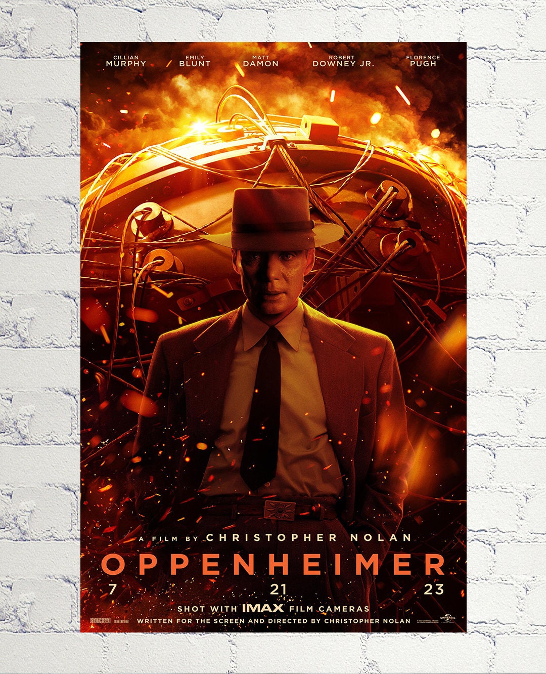 Oppenheimer Movie Poster 2023 Film, Room Decor, Home Decor, Art Poster ...