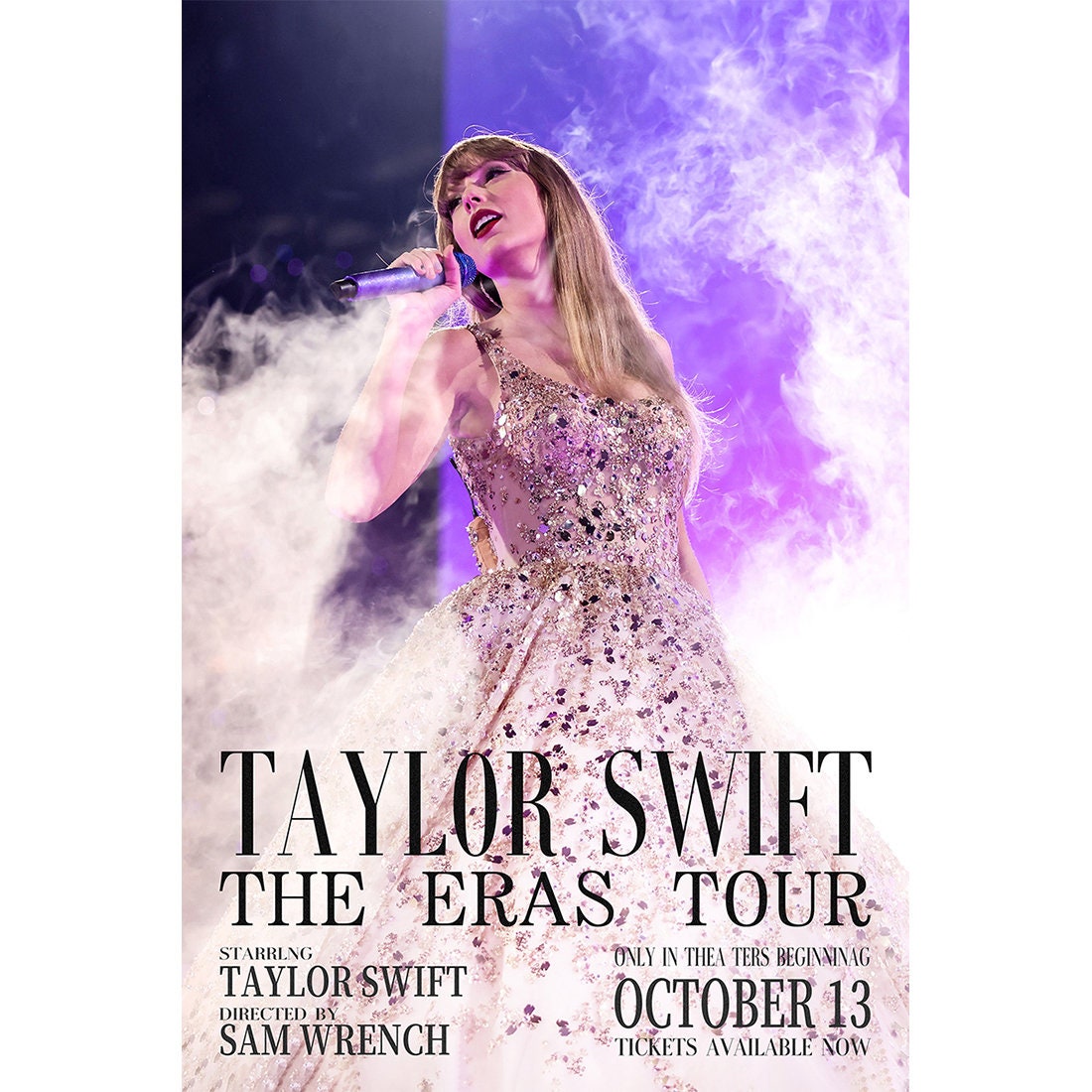 Taylor Poster, The Eras Tour, Country Pop Female Singer Poster sold by ...