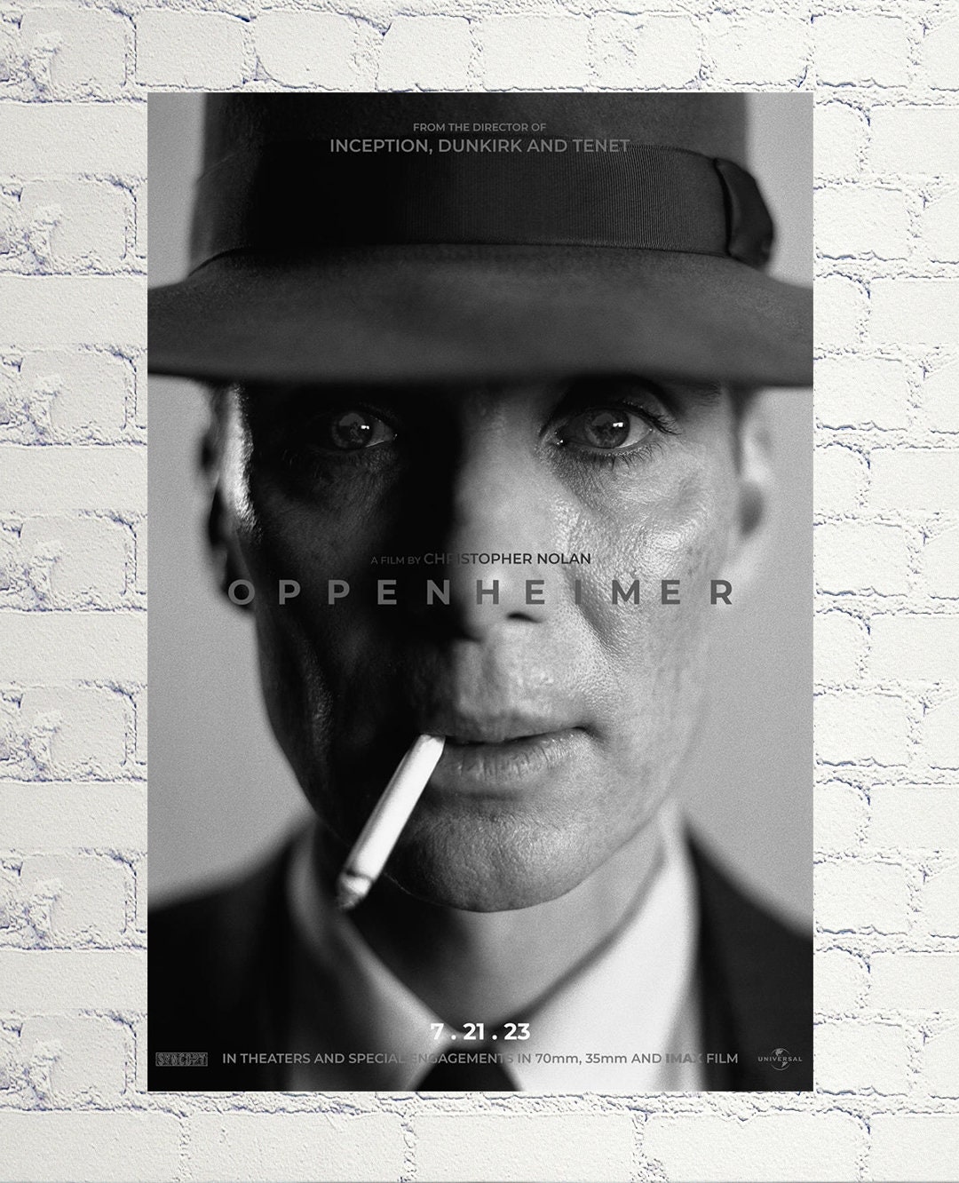 Oppenheimer Movie Poster, Oppenheimer 2023 Character Film Poster Designed & Sold By Char Overcome