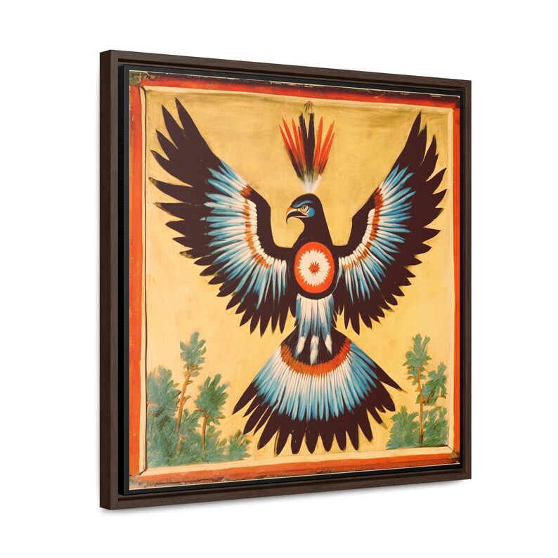 Square Frame - Native American Thunderbird Art, Home Decor, Wall Art ...