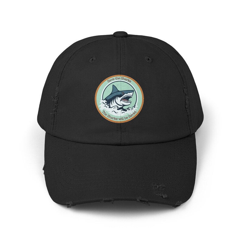 Men's Hat Save the Sharks Hat Shark Lovers Hat Gift for Surfers Unisex ...