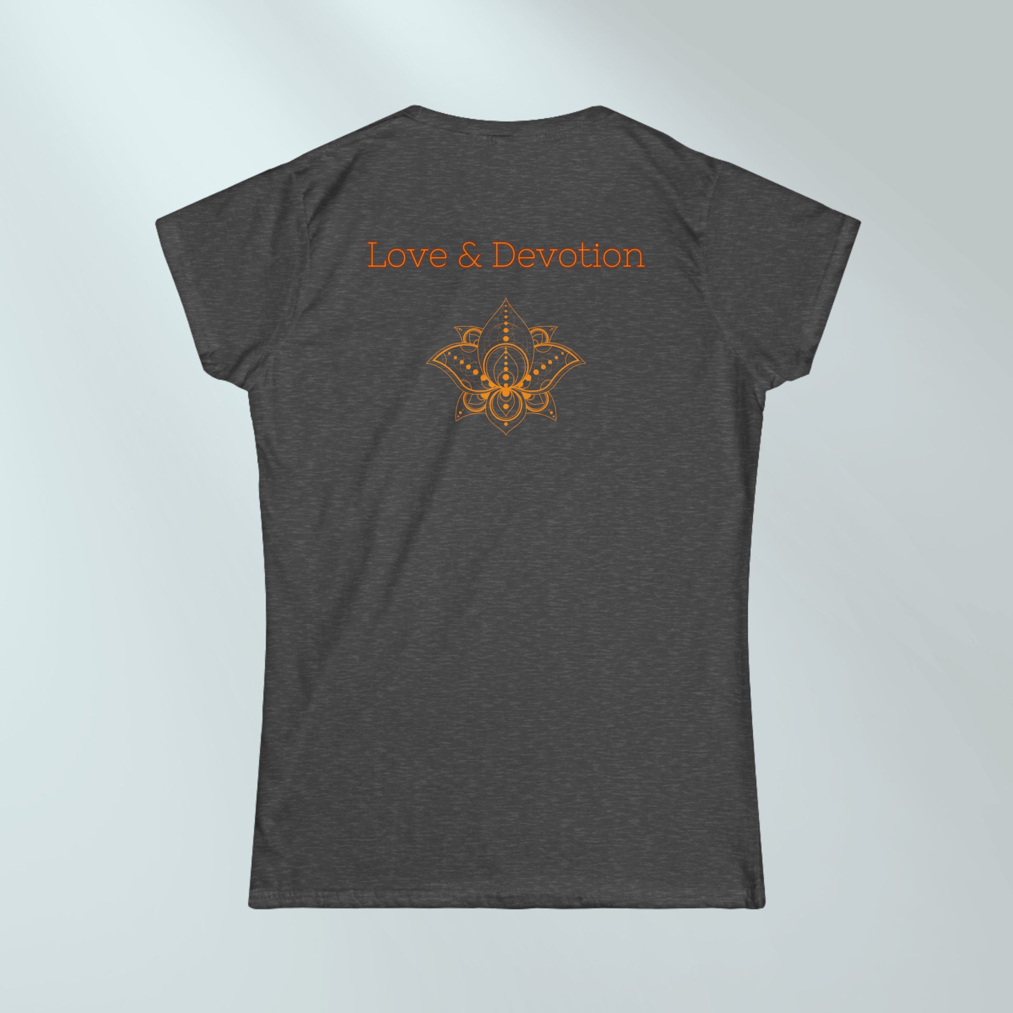 Yoga Bhakti Love and Devotion Women's Softstyle Tee, Yoga Shirt, Yoga ...