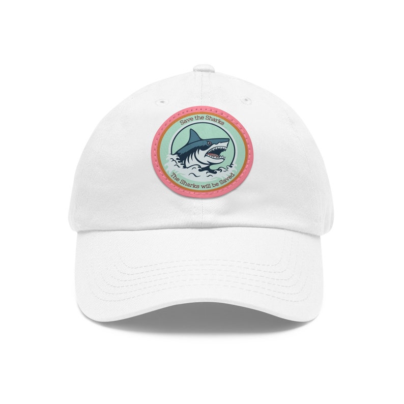 Retro Shark Hat Surfer Hat Animal Rights Hat Save the Sharks Hat With ...