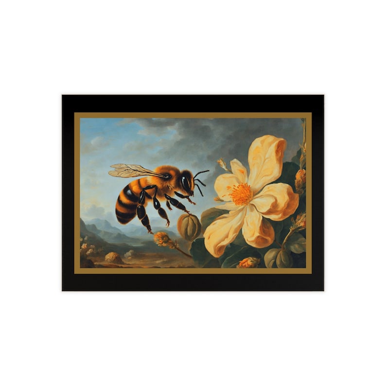 Vintage Bee, Bee Lovers, Bee Art, Kitchen and Bathroom Renovations 6x8 ...