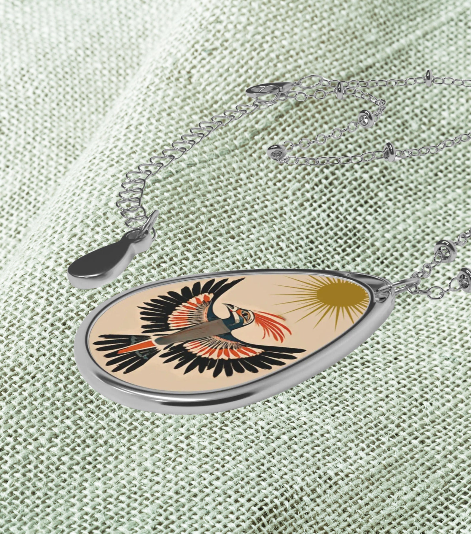 Vintage Thunderbird Necklace| Native American Ancient Thunderbird ...