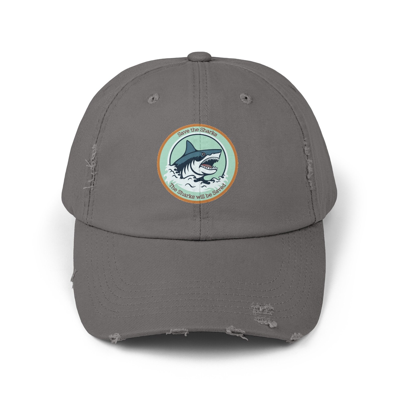 Men's Hat Save the Sharks Hat Shark Lovers Hat Gift for Surfers Unisex ...