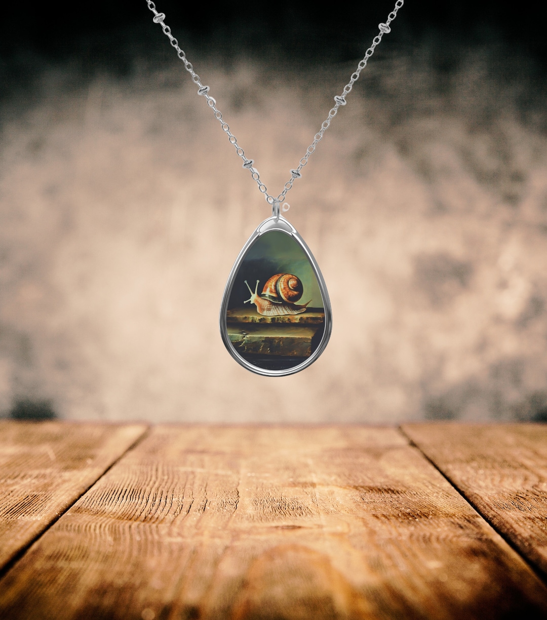 Vintage Snail Necklace Boho Snail Necklace Eclectic Snail Jewelry Snail ...
