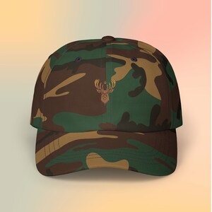 Men's Deer Buck Classic Embroidered Deer Dad Cap - Etsy