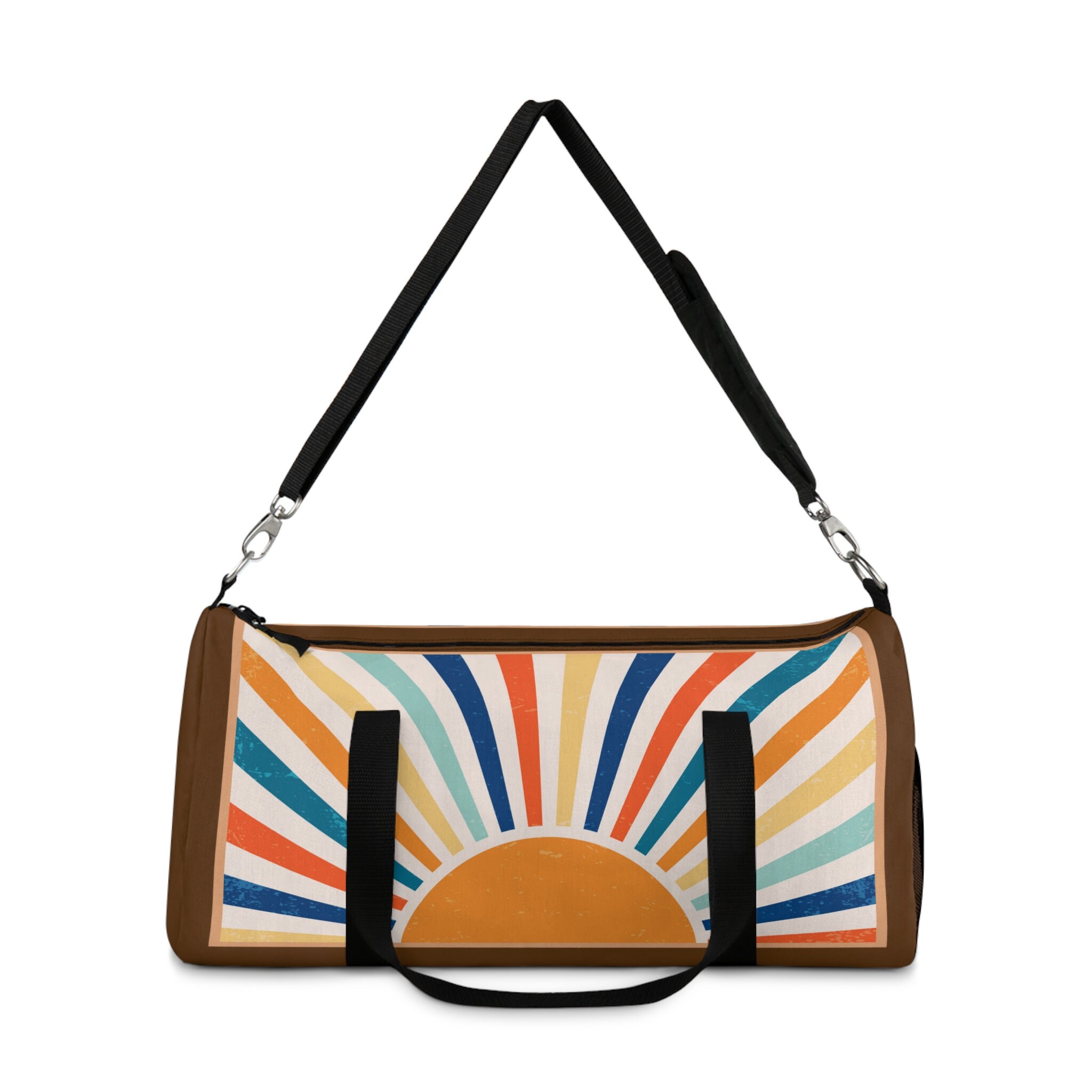 Retro Sun Duffel Bag Vintage Sun Travel Bag - Etsy