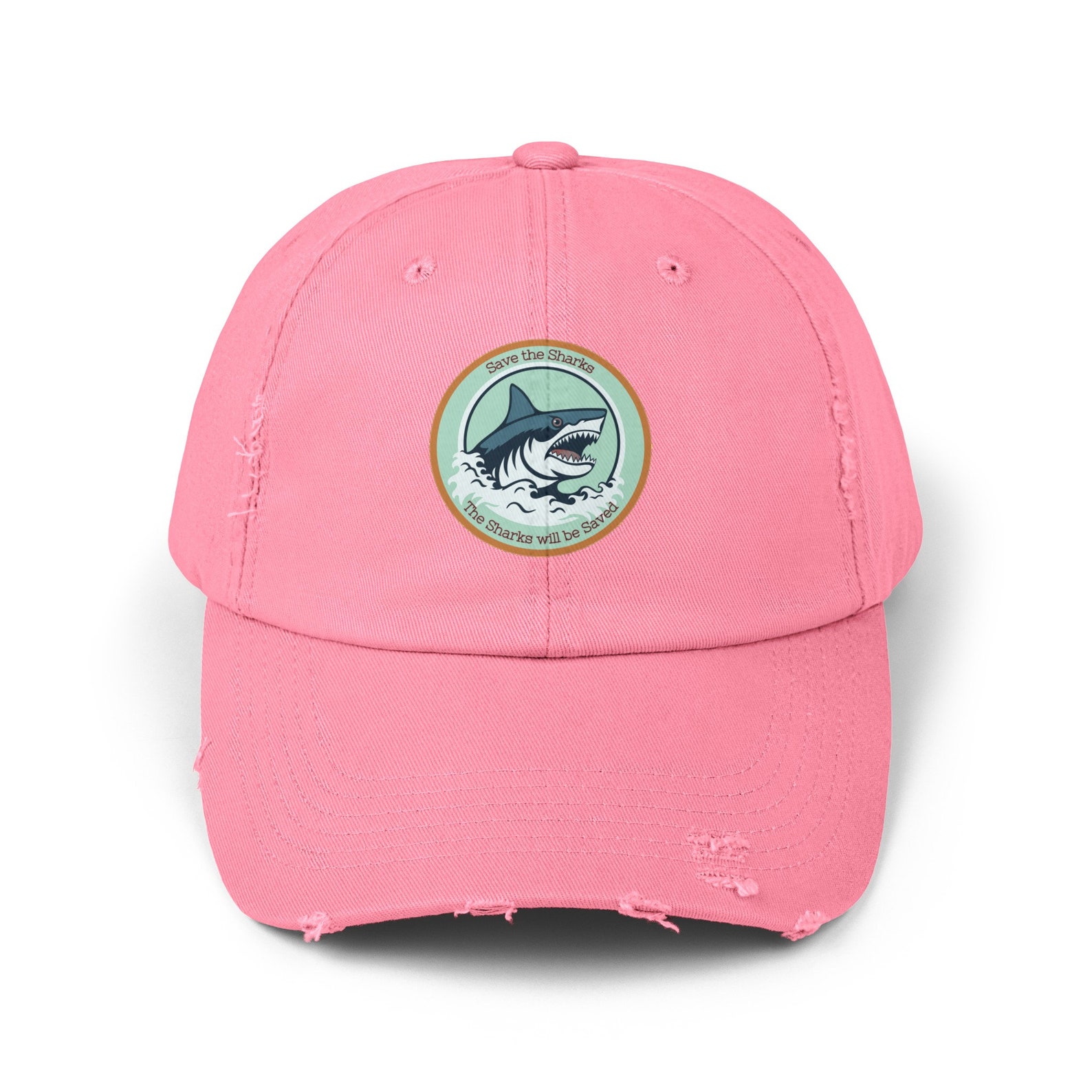 Men's Hat Save the Sharks Hat Shark Lovers Hat Gift for Surfers Unisex ...