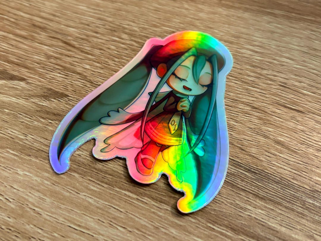 Hatsune Miku Project Voltage Bug Type Chibi Holographic Sticker | 3" - Etsy