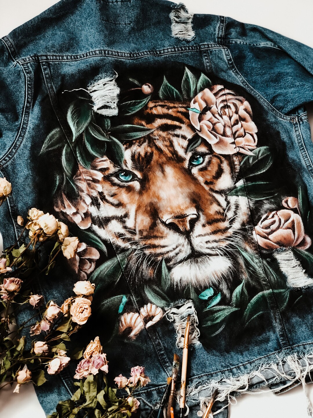 Denim Jacket With Individual Painting, Custom Clothing, Customized ...
