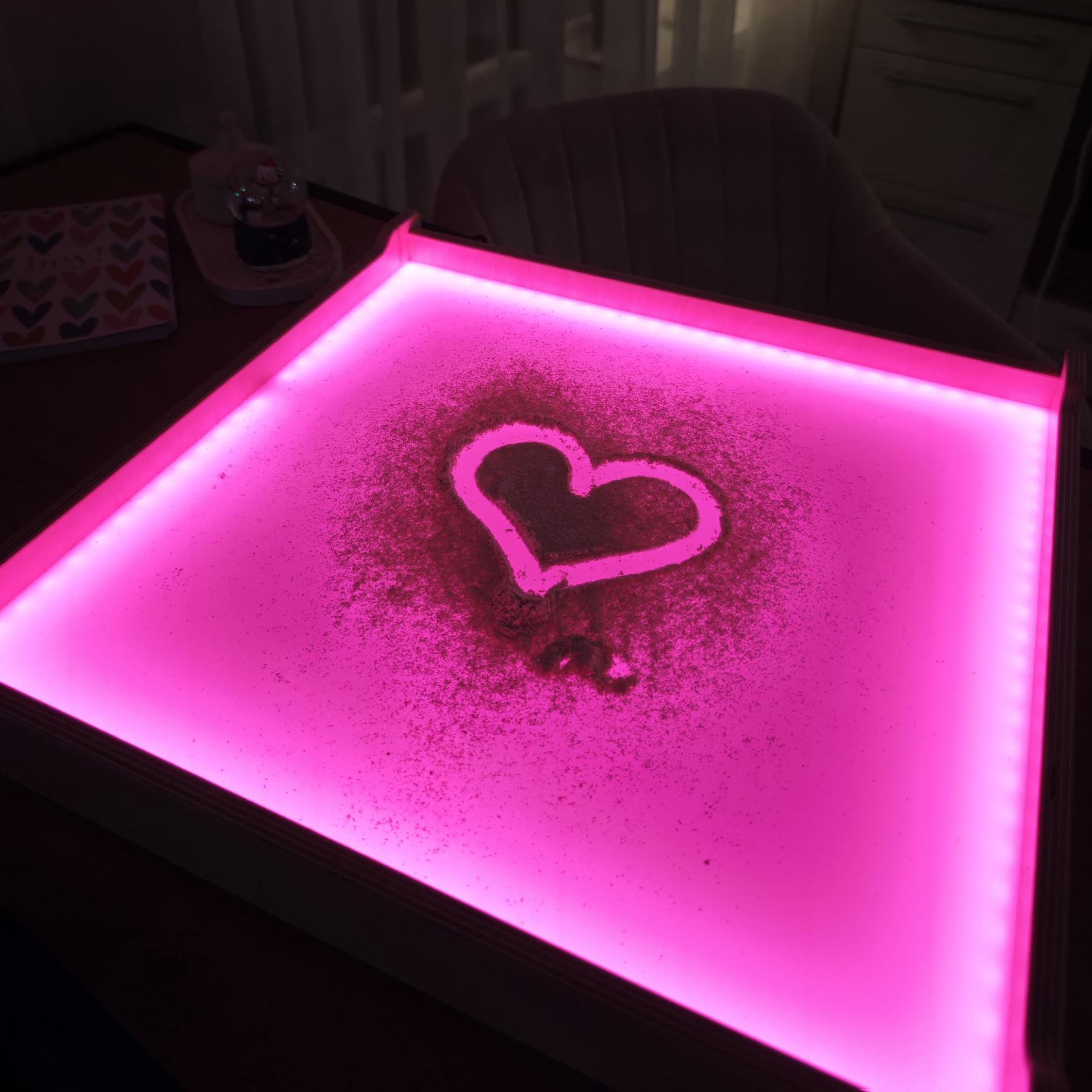 Activity Sensory Light Table, Montessori Light Table for Sand Drawing ...