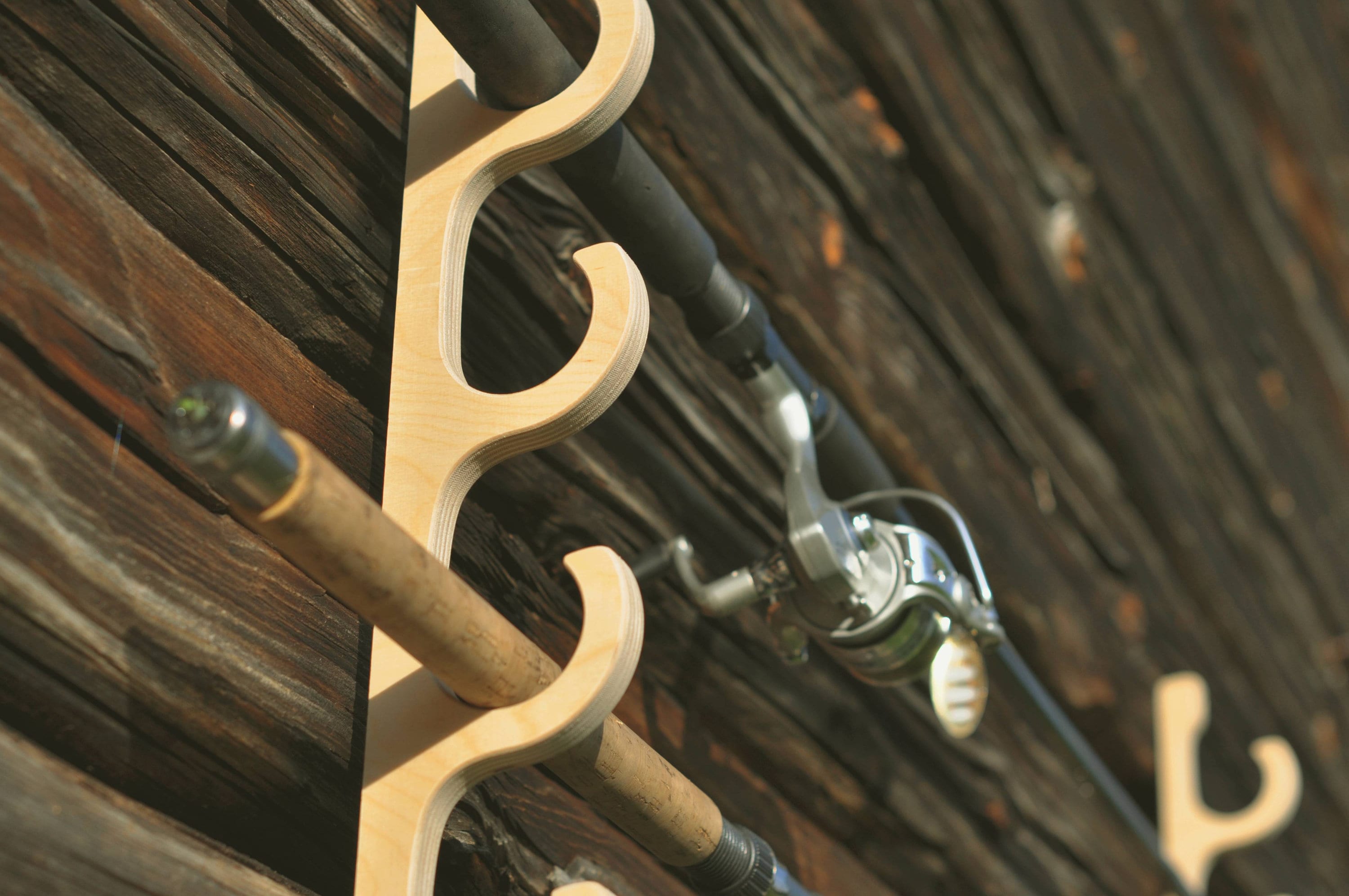 Fishing Rod Rack Wall, Ceiling Fishing Rod Holder, Gift for Fisherman ...