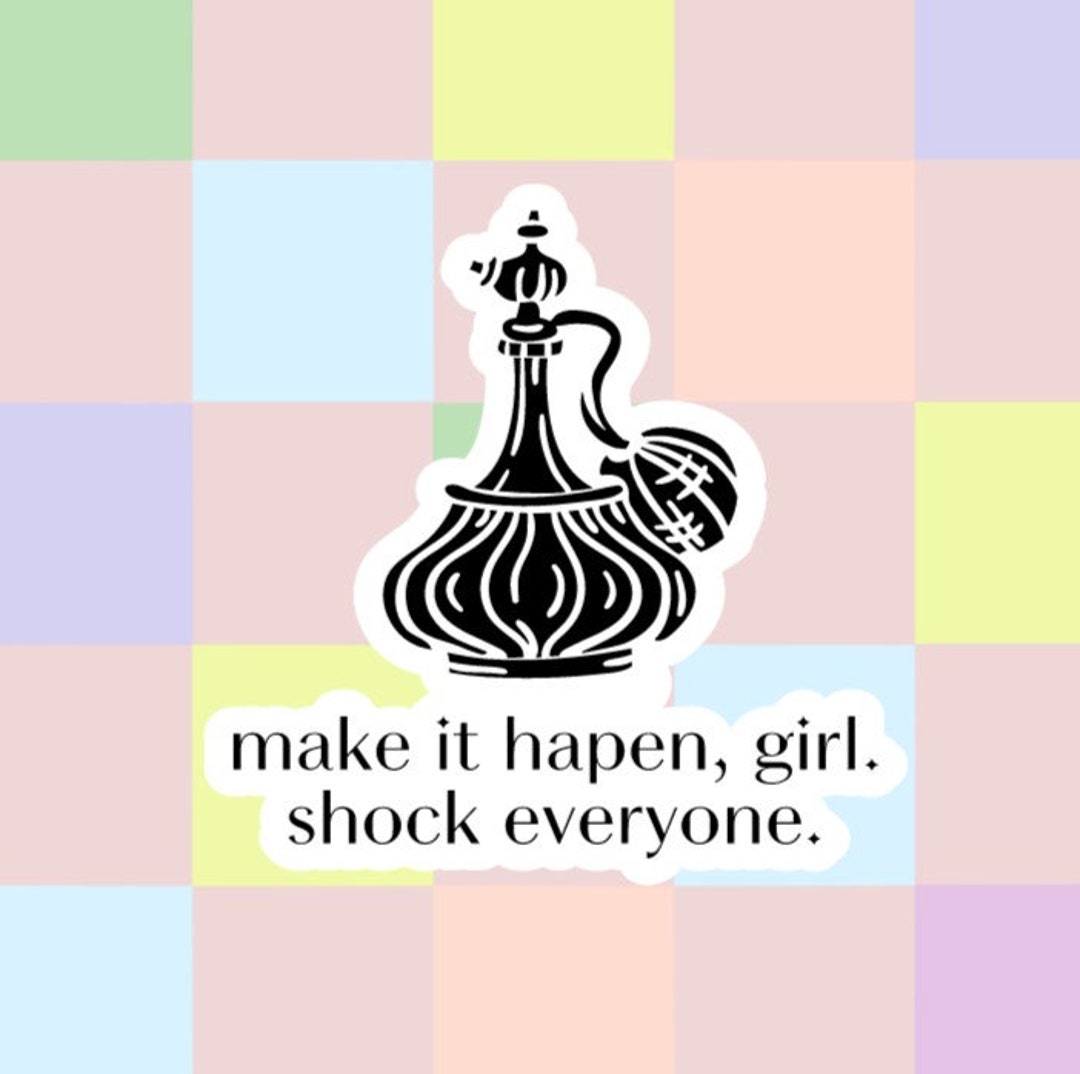 Make It Happen Transformation Sticker Shock Everyone Sticker - Etsy