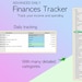 Advanced Daily Finances Tracker Spreadsheet | Apple Numbers | Euro ...