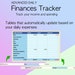 Advanced Daily Finances Tracker Spreadsheet | Apple Numbers | Euro ...
