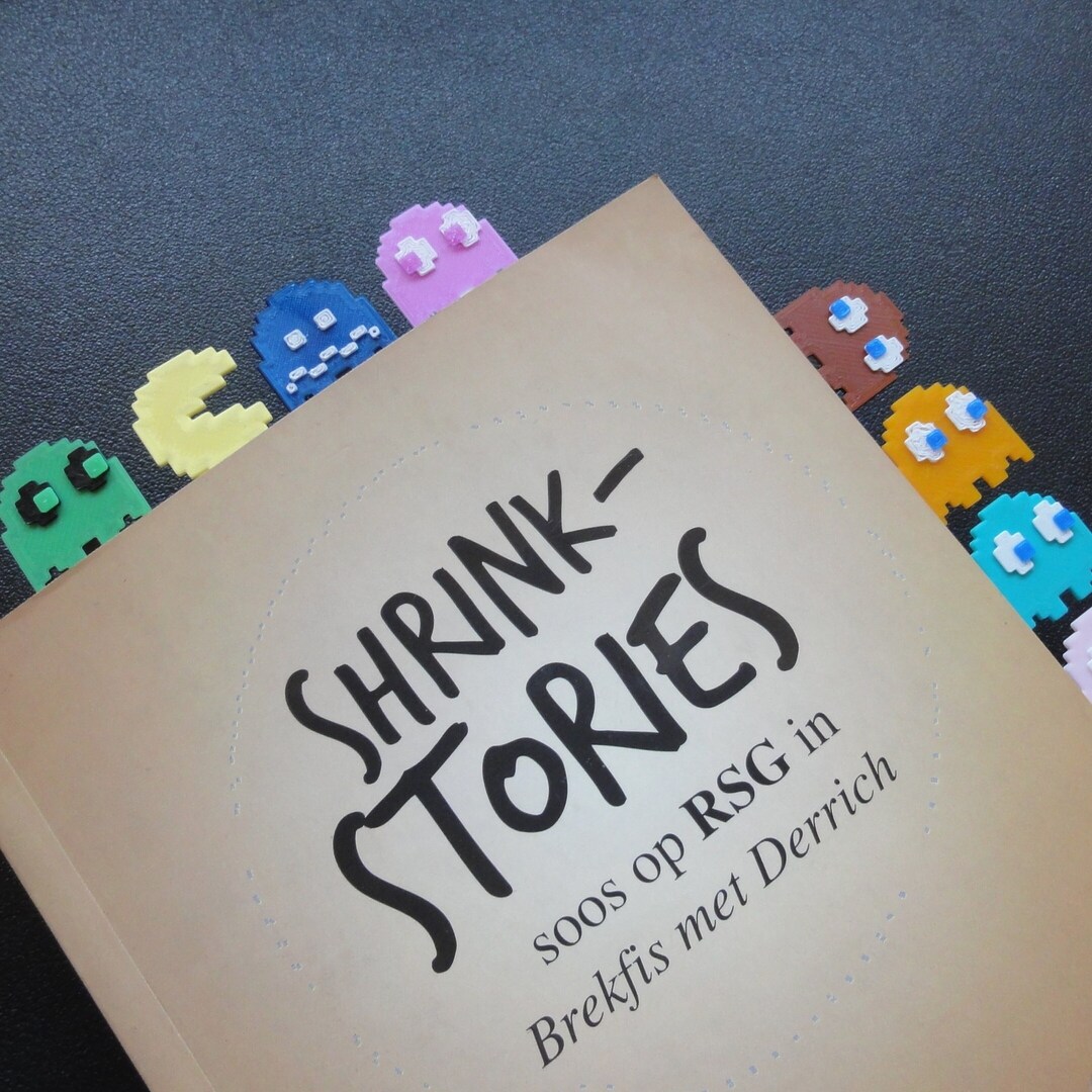 Custom Pac-man Themed Bookmarks X5, Retro Arcade Game Style Bookmark ...