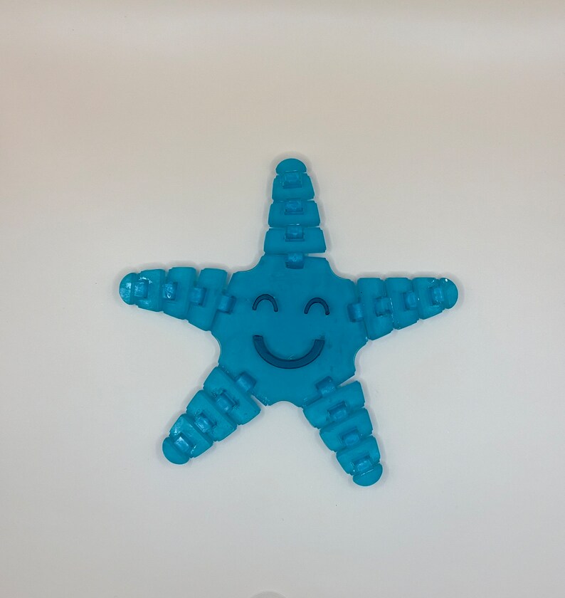 3D Printed Articulated Animal Starfish Printed in SLA or FDM. - Etsy