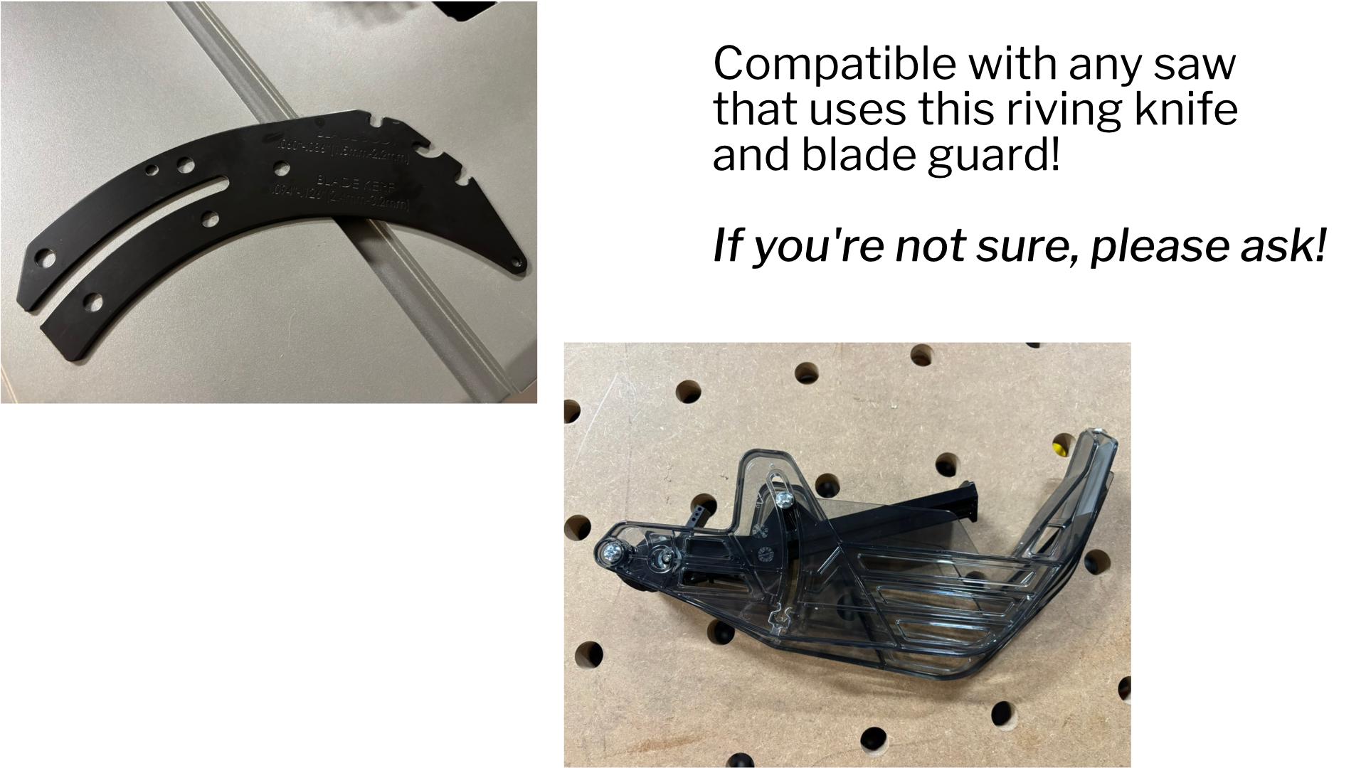 RY1 Table Saw Dust Collection / Blade Guard Hood for Woodworking - Fits ...