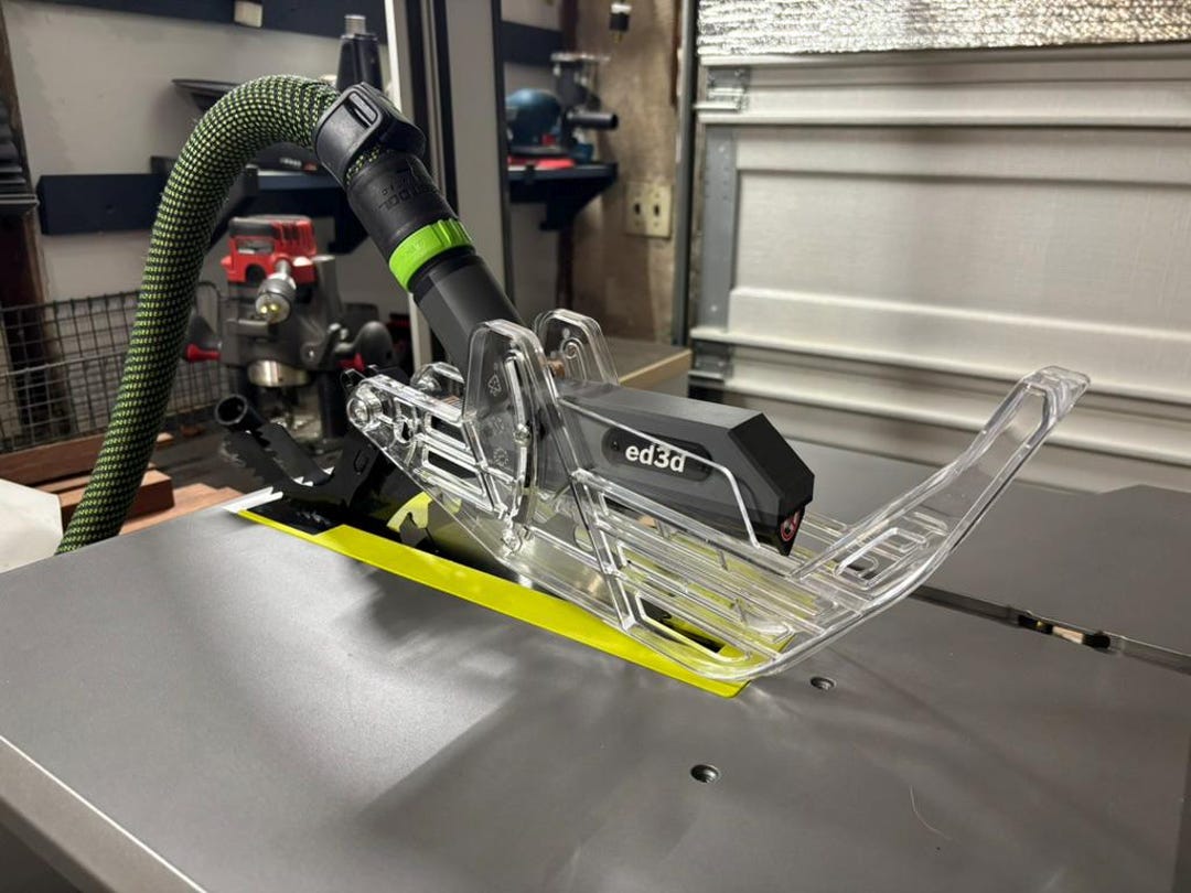 RY1 Table Saw Dust Collection / Blade Guard Hood for Woodworking - Fits ...