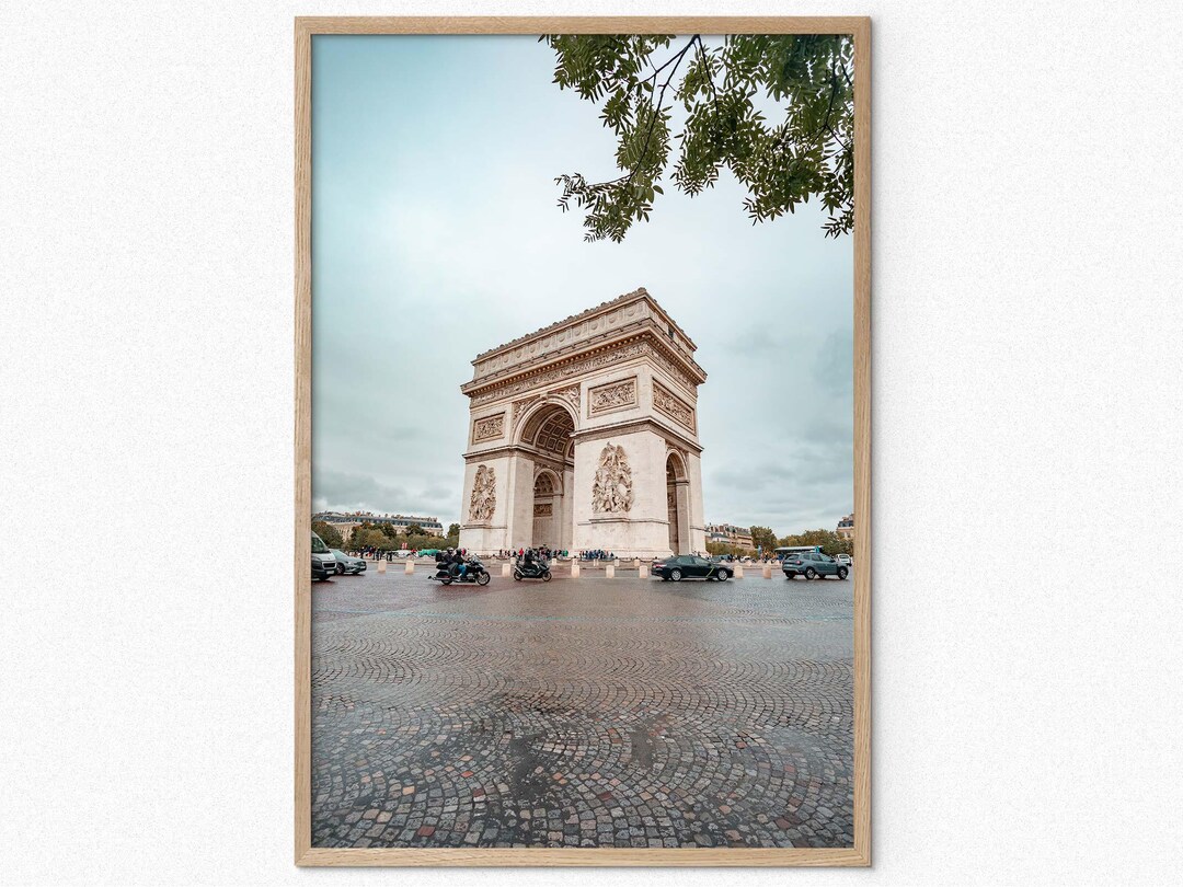 Poster Arc De Triomphe Wall Art Photography Paris France Wall Decor ...