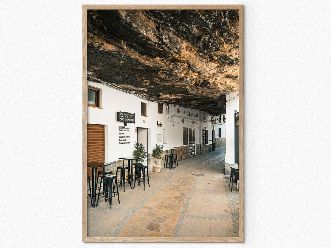 Framed Poster Setenil De Las Bodegas Wall Art Photography City ...