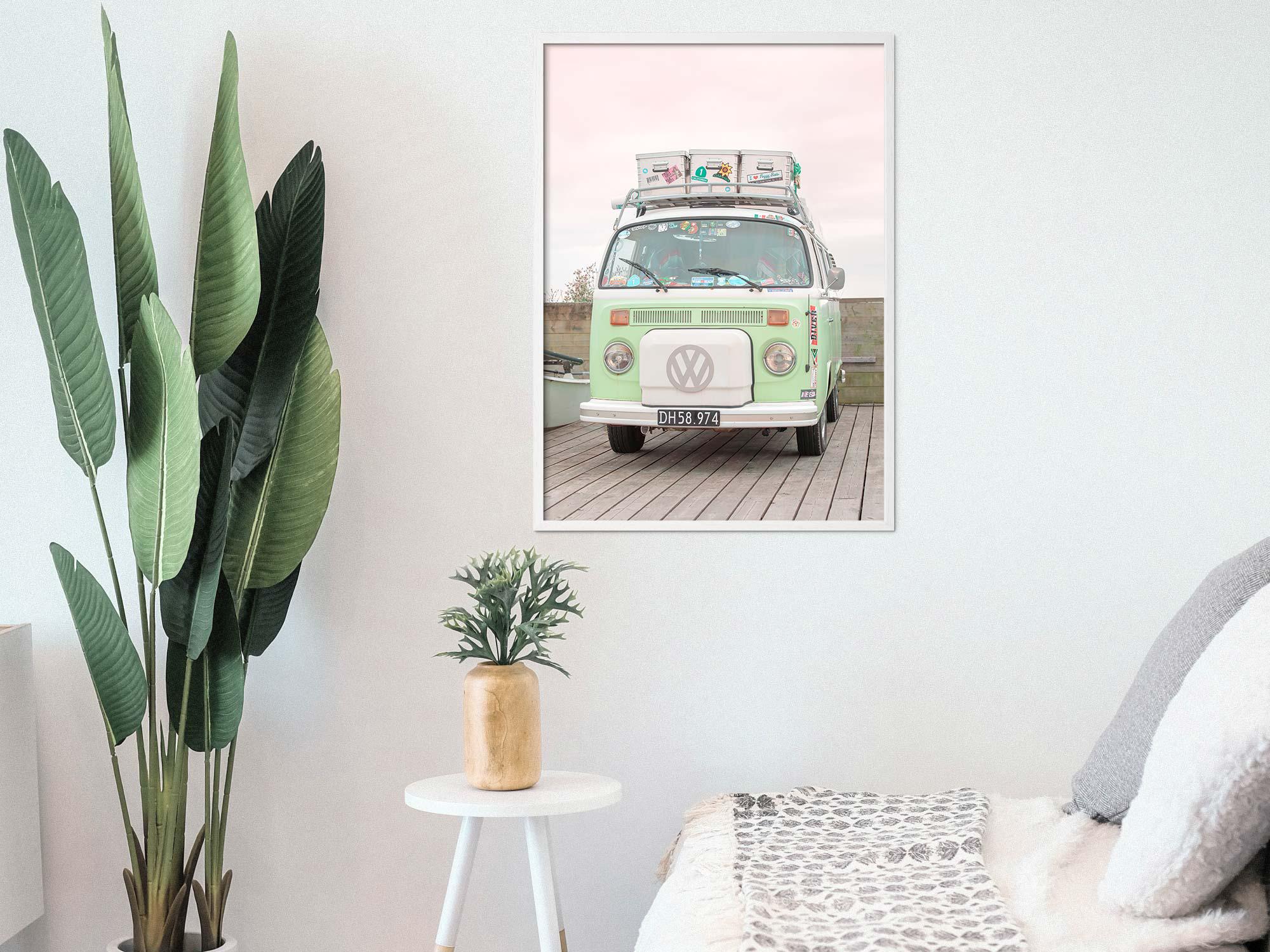 Fine Art Print Vintage VW California Wall Art Classic Volkswagen ...