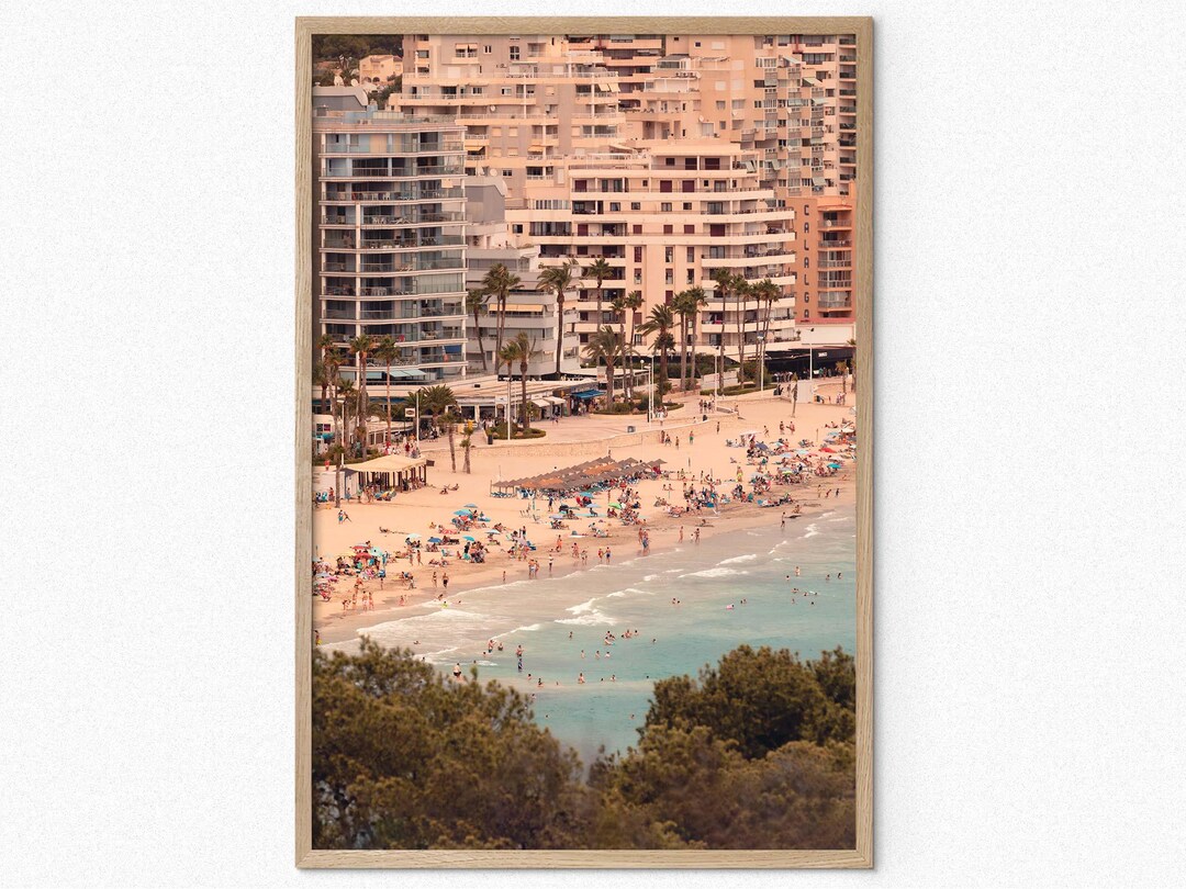 Calpe Spain Beach Photography Print, Coastal Wall Art - Etsy